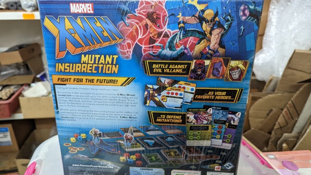 X-Men: Mutant Insurrection (Board game), Hobbies & Toys, Toys & Games ...