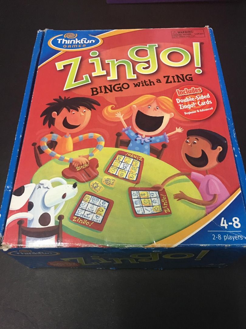 Zingo! Bingo with a Zing, Hobbies & Toys, Toys & Games on Carousell