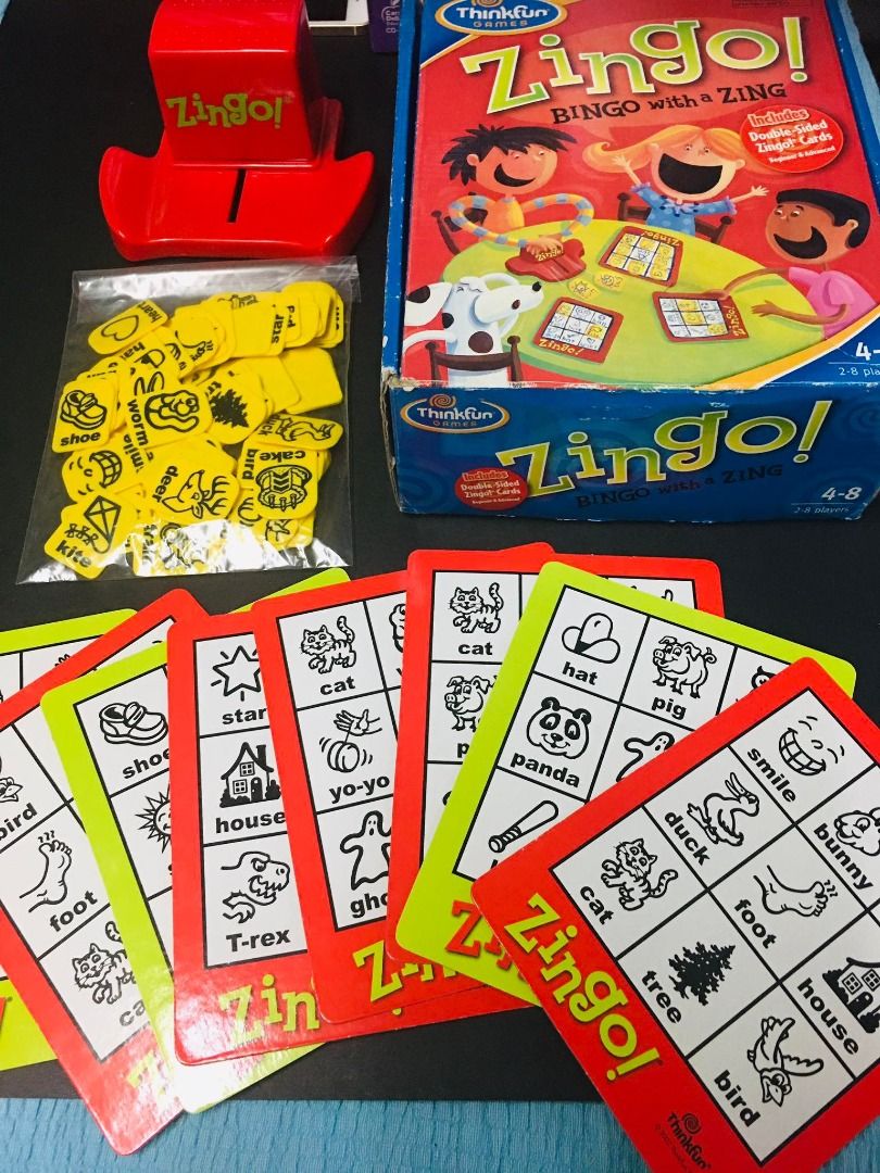 Zingo! Bingo with a Zing, Hobbies & Toys, Toys & Games on Carousell