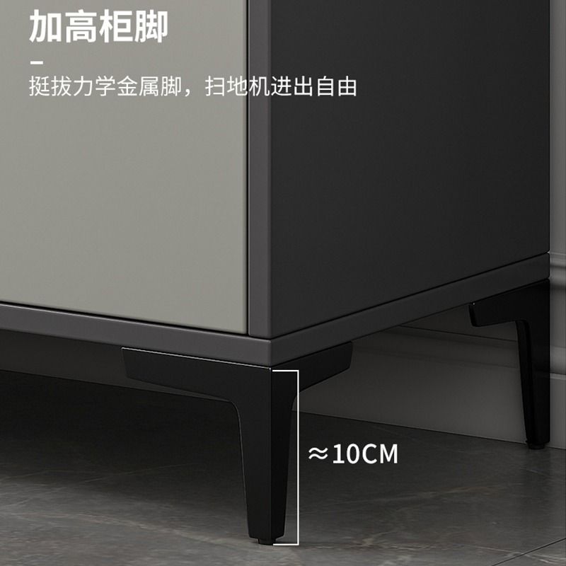 100*35*87cm Grey Kitchen Cabinet**Metal leg** Sideboard Cabinet Free ...