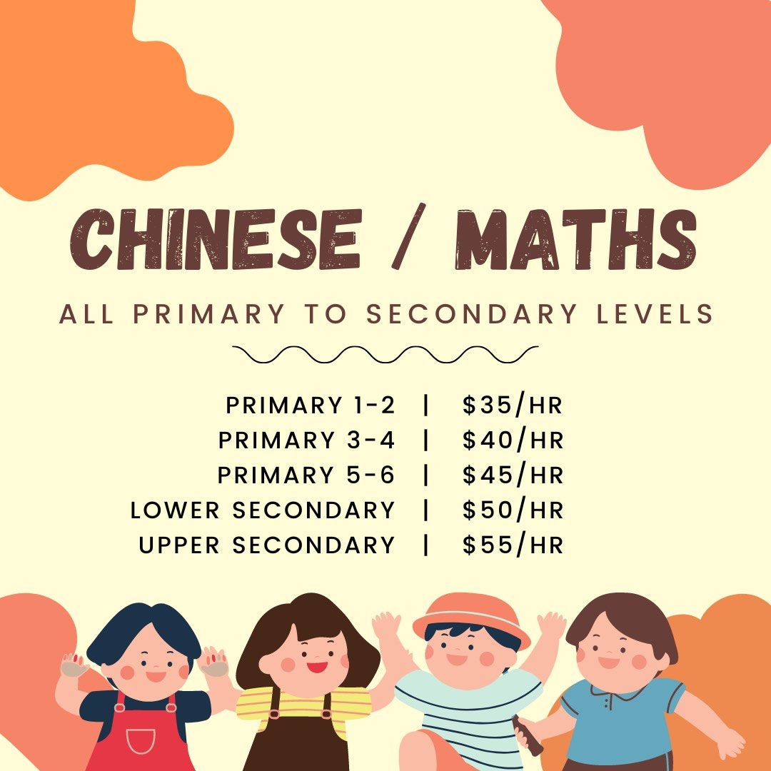 1 to 1 Chinese & Maths Tuition, Learning & Enrichment, Enrichment ...