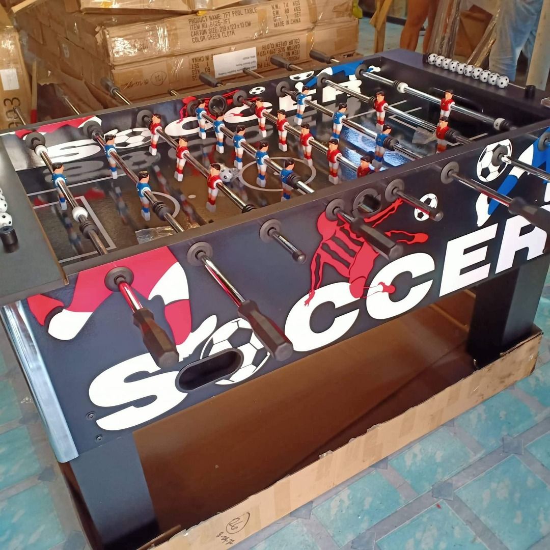 1SET 5FT COLORFULL SOCCER TABLE COMPLETE ACCESSORIES/SOCCER TABLE ...