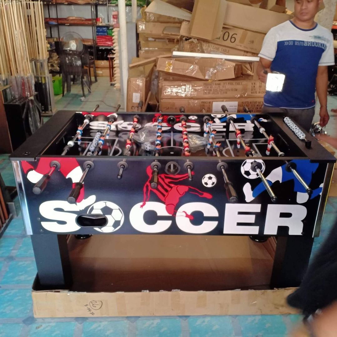 1SET 5FT COLORFULL SOCCER TABLE COMPLETE ACCESSORIES/SOCCER TABLE ...