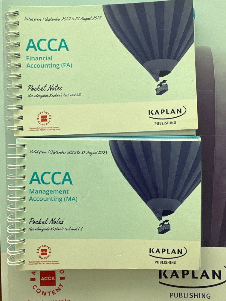 2023 ACCA FA &MA, Hobbies & Toys, Books & Magazines, Assessment Books on Carousell