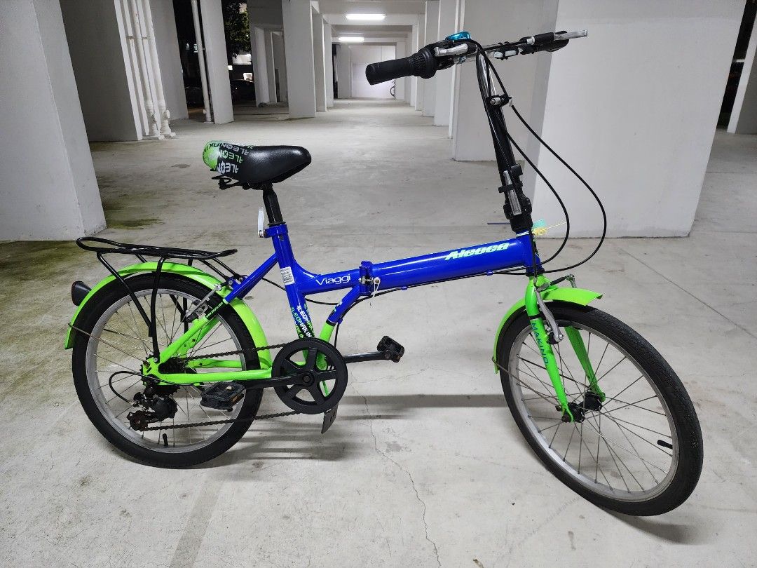 20 inch Aleoca foldable bicycle, Sports Equipment, Bicycles & Parts ...
