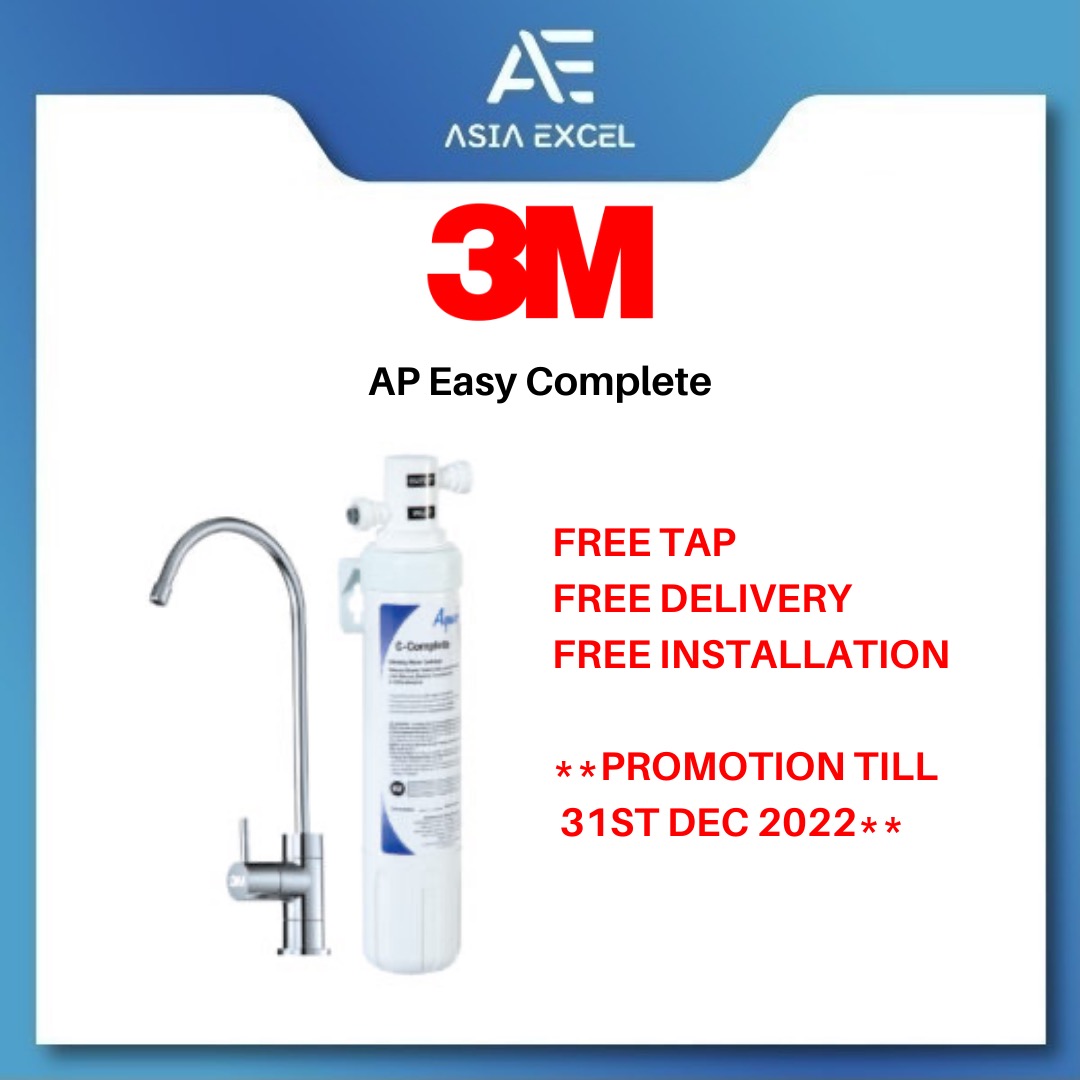 3M AP EASY COMPLETE UNDER SINK FILTRATION SYSTEM, TV & Home Appliances ...