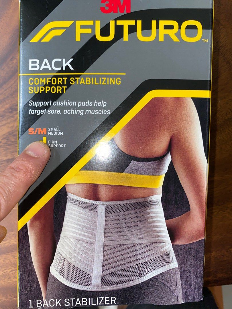 3M Futuro Back Stabiliser - Small, Health & Nutrition, Braces, Support ...