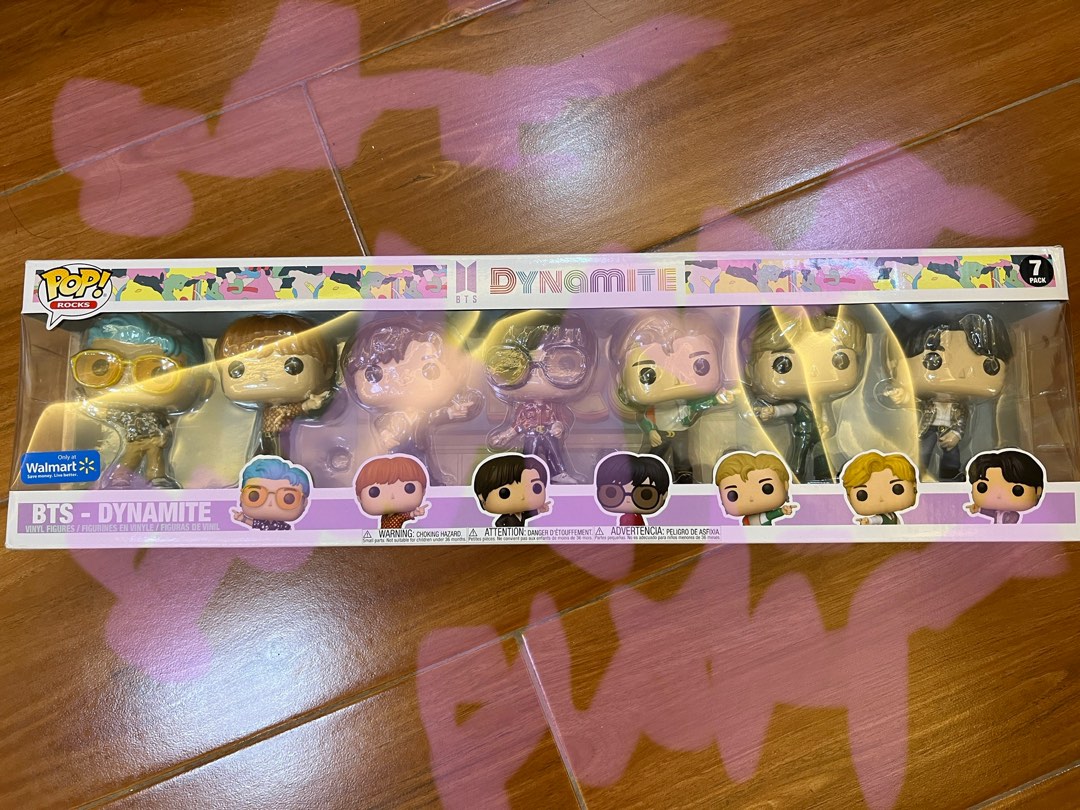 7 Pack Walmart Exclusive BTS Dynamite Funko Pop, Hobbies & Toys ...