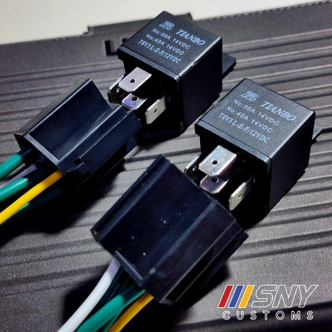 87a Relay kit with sockets for alarm and reverse relay cut off Supply ...