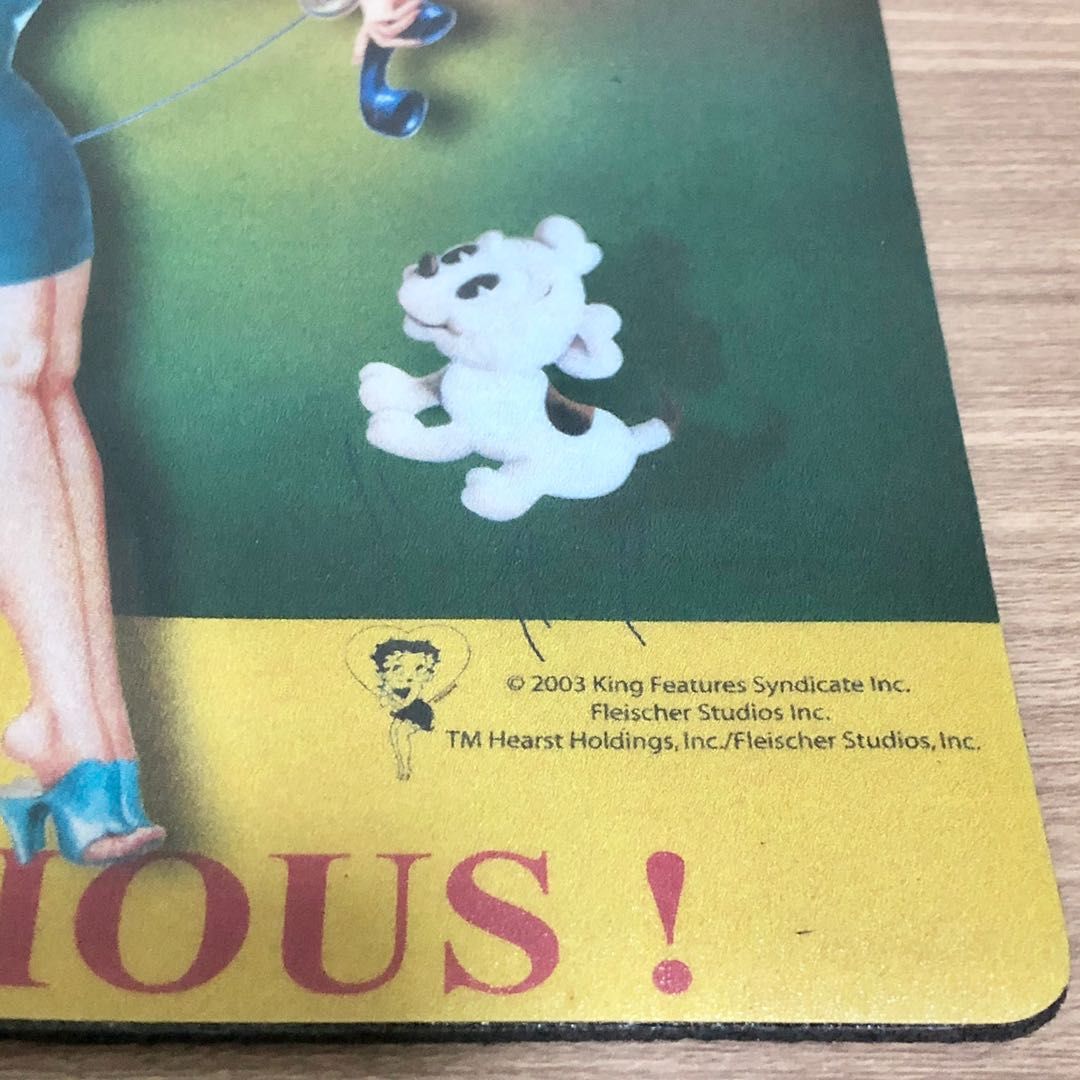 (絕版) 可口可樂 x Betty Boop 滑鼠墊 mouse pad / 復古經典女郎/ Boop-a-licious, 電腦＆科技 ...
