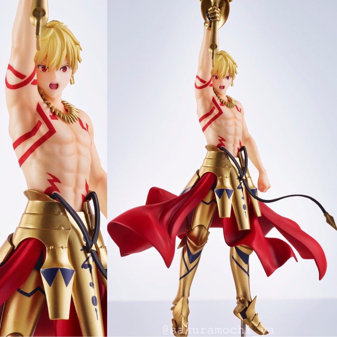 全新現貨 Aniplex+限定 Fate/Grand Order FGO FSN Fate/Stay Night 絕對魔獸戰線 巴比倫尼 Archer 金閃閃 吉爾伽美什 PVC Cono ...