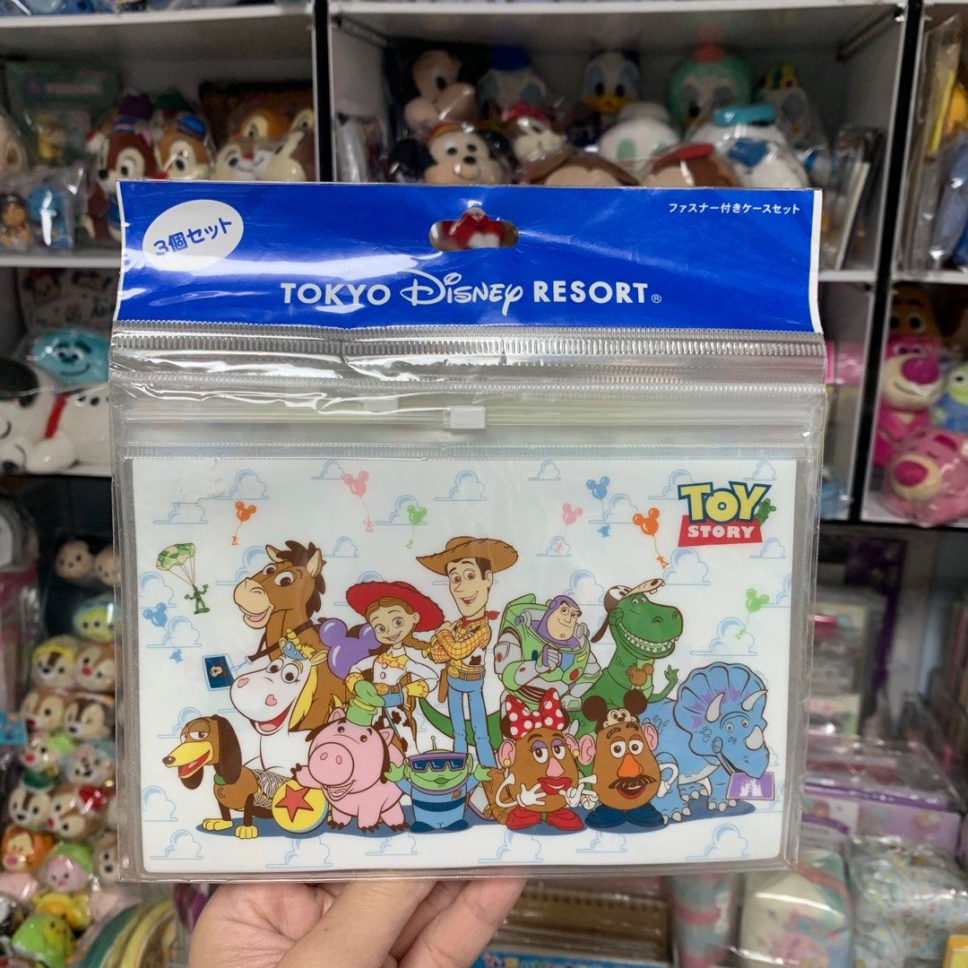 日版 Disney Toy Story 反斗奇兵 密實袋 / Zip袋 (三枚入) - Woody 胡迪 & Buzz Lightyear ...