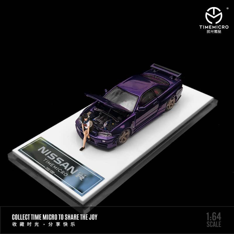 預訂 pre-order**** Time Micro TM 1:64合金模型 Nissan Skyline GTR R34 Z-Tune, 預購 - Carousell