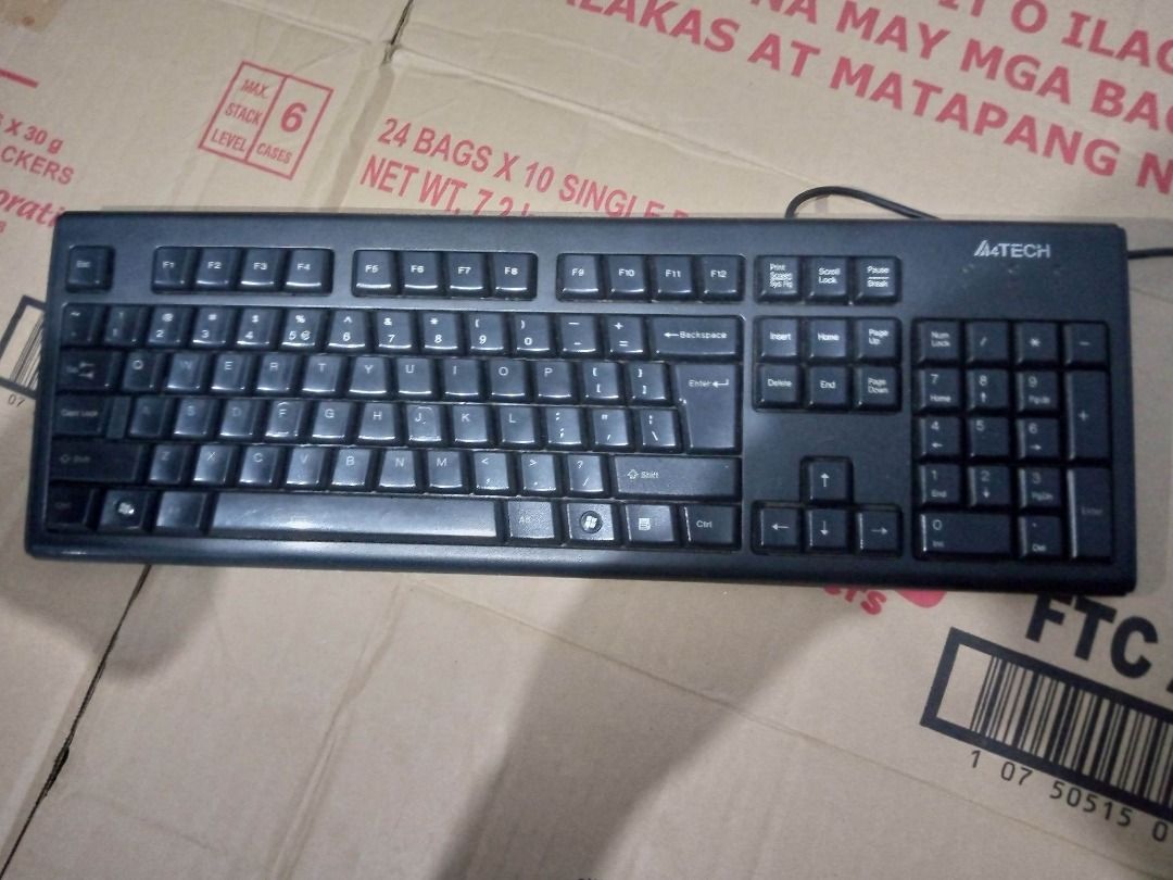 A4TECH KEYBOARD USB TYPE, Computers & Tech, Parts & Accessories ...
