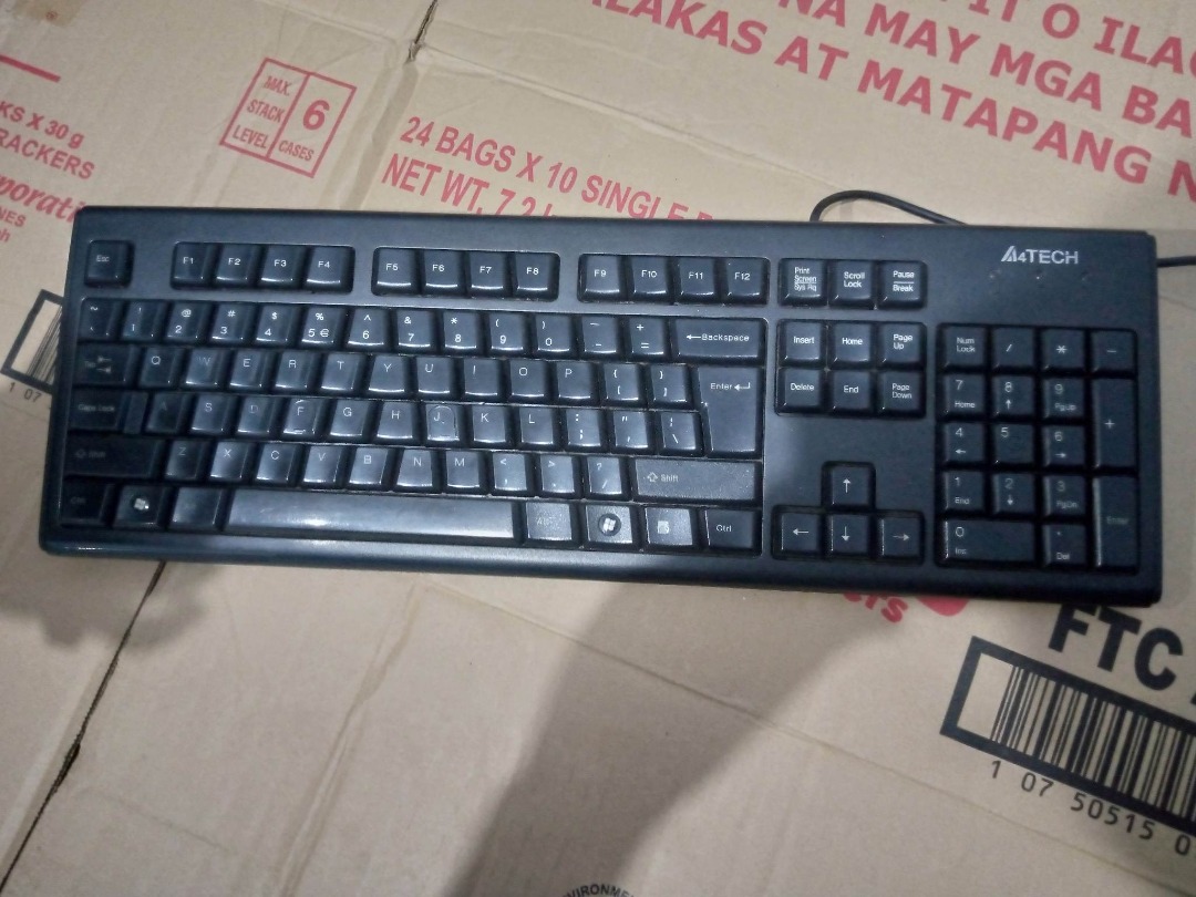 A4TECH KEYBOARD USB TYPE, Computers & Tech, Parts & Accessories ...