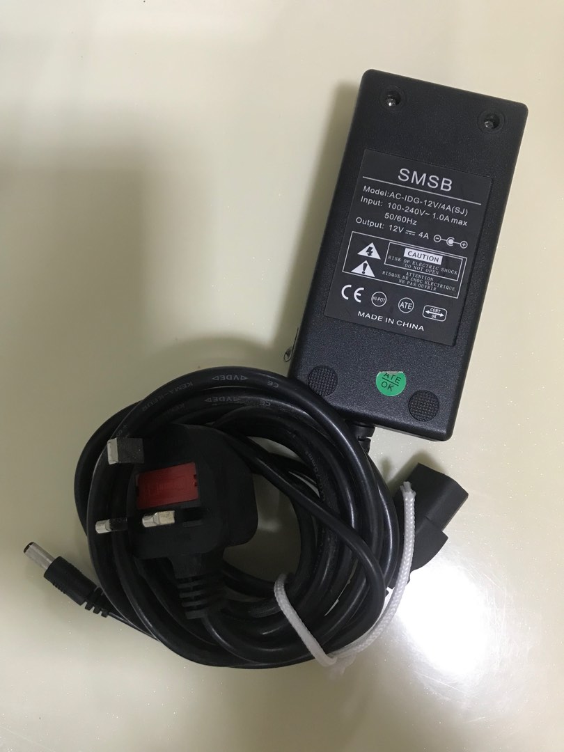AC Adapter (AC-IDG-12V/4A (SJ)), Computers & Tech, Parts & Accessories ...