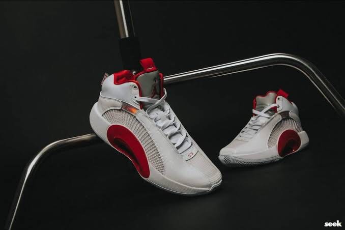 Air Jordan 35 "Fire Red", Men's Fashion, Footwear, Sneakers on Carousell
