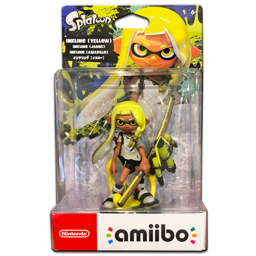 Amiibo Splatoon 3 Inkling Yellow Girl Jp Video Gaming Gaming
