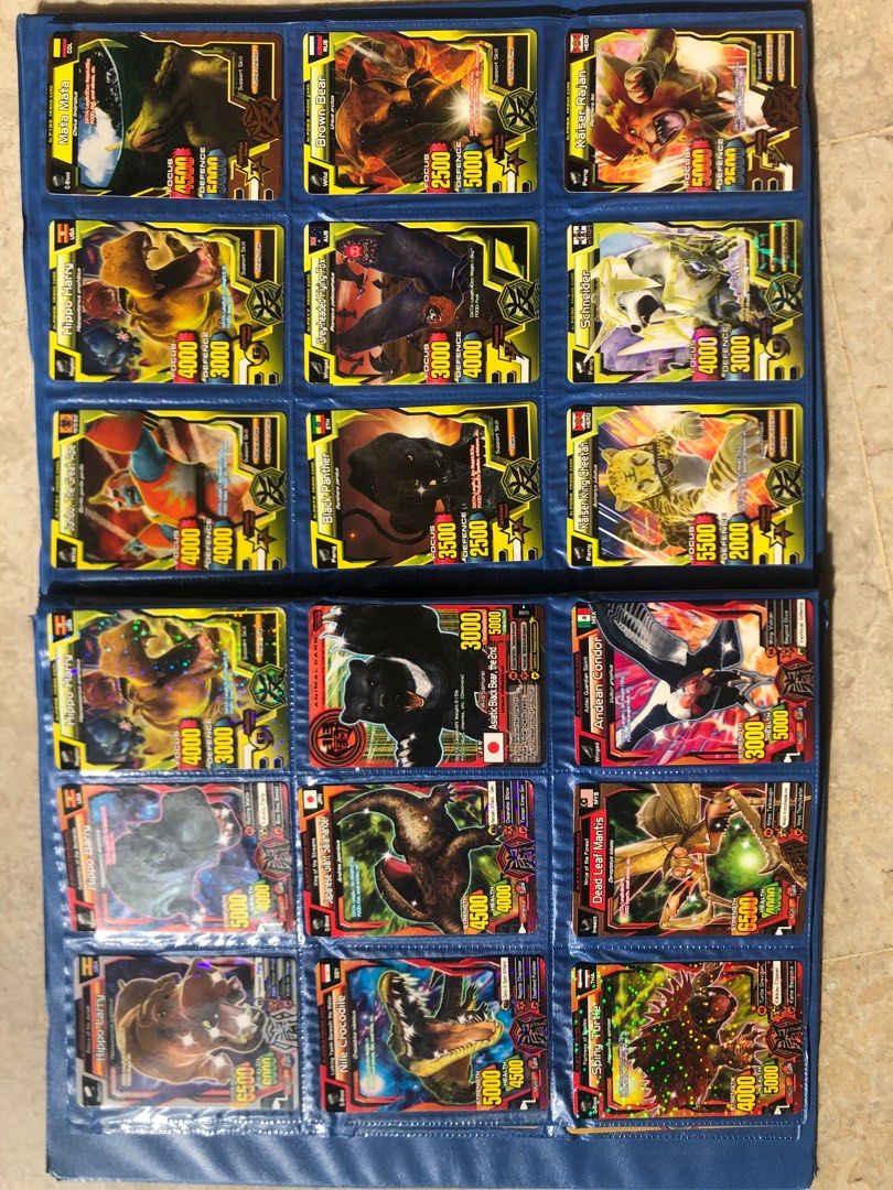 ANIMAL KAISER ULTRA RARE CARDS + normal cards w/ collectible book, Hobbies & Toys, Toys & Games ...
