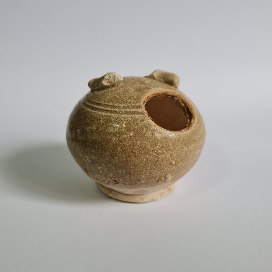 Annamese Lime Pot and Yue Chinese Vase China Antique Ceramic Celadon ...