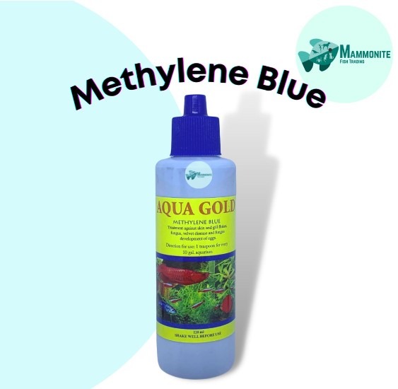 Aqua Gold Methylene Blue Meth Blue Aquarium Tank Fish Medicine Gill ...