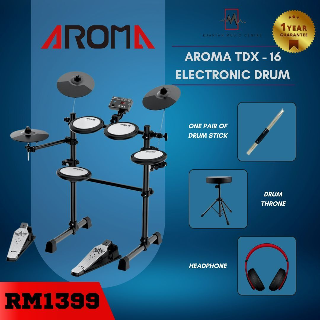 AROMA DIGITAL DRUM SET (TDX 16), Hobbies & Toys, Music & Media, Musical Instruments on Carousell