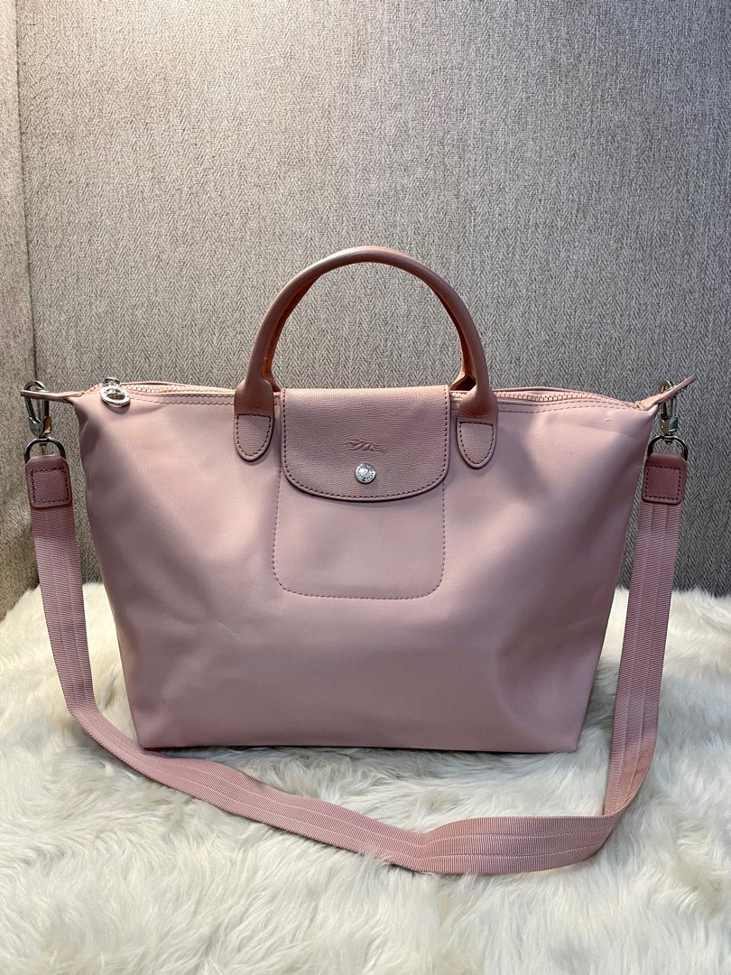 Authentic LONGCHAMP Neo light PINK - Large, Women's Fashion, Bags ...