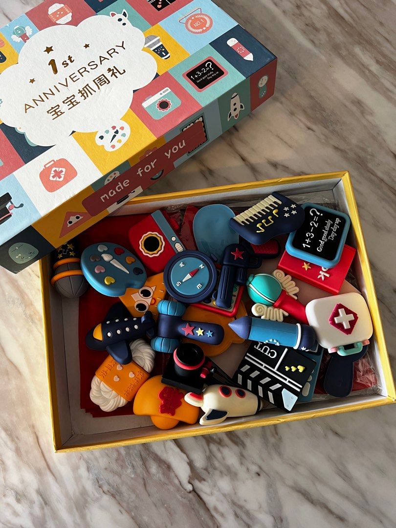 Baby 1st year old Zhua Zhou 24pcs, Babies & Kids, Infant Playtime on ...