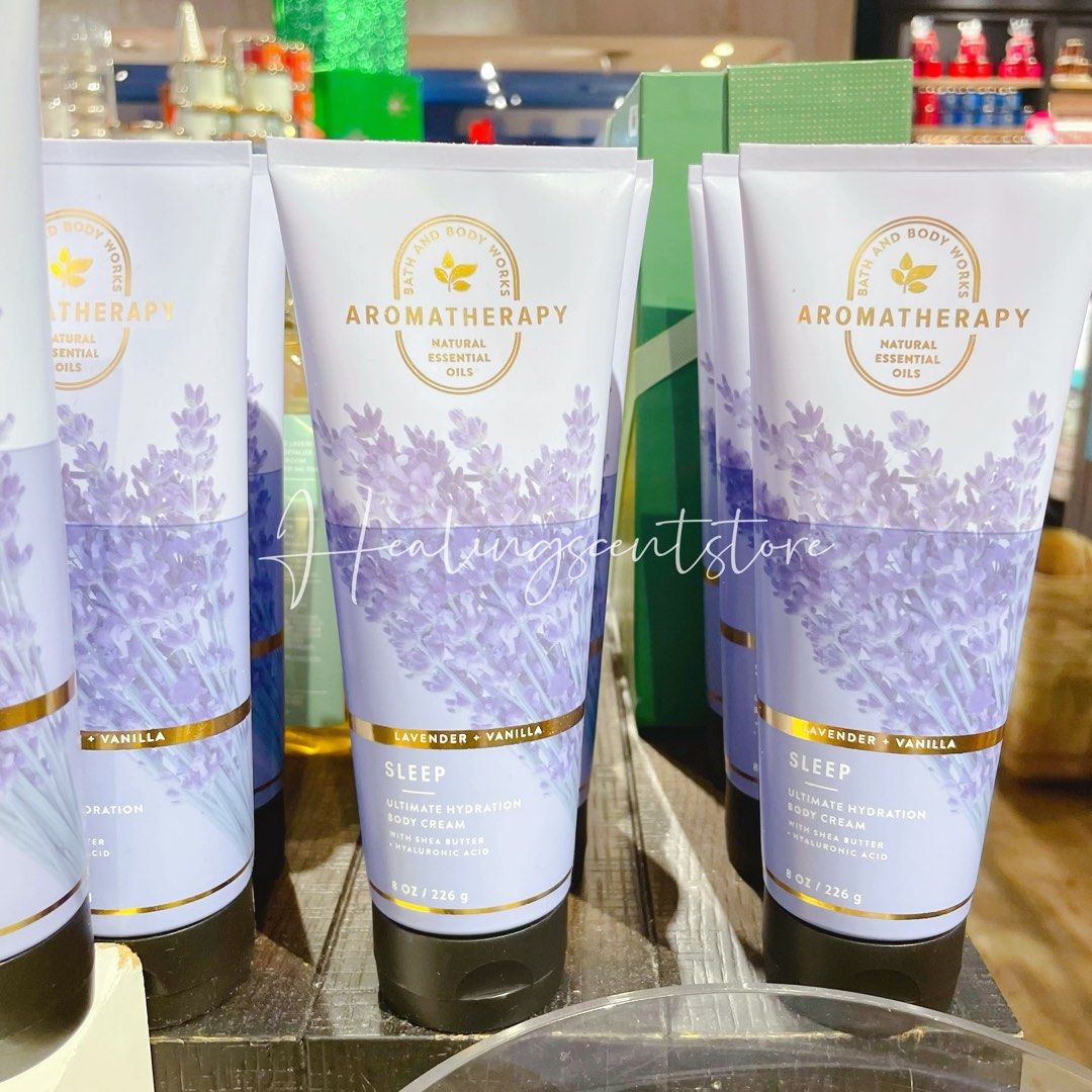 Bath & Body Works- LAVENDER VANILLA Ultimate Hydration Body Cream, 美容 ...