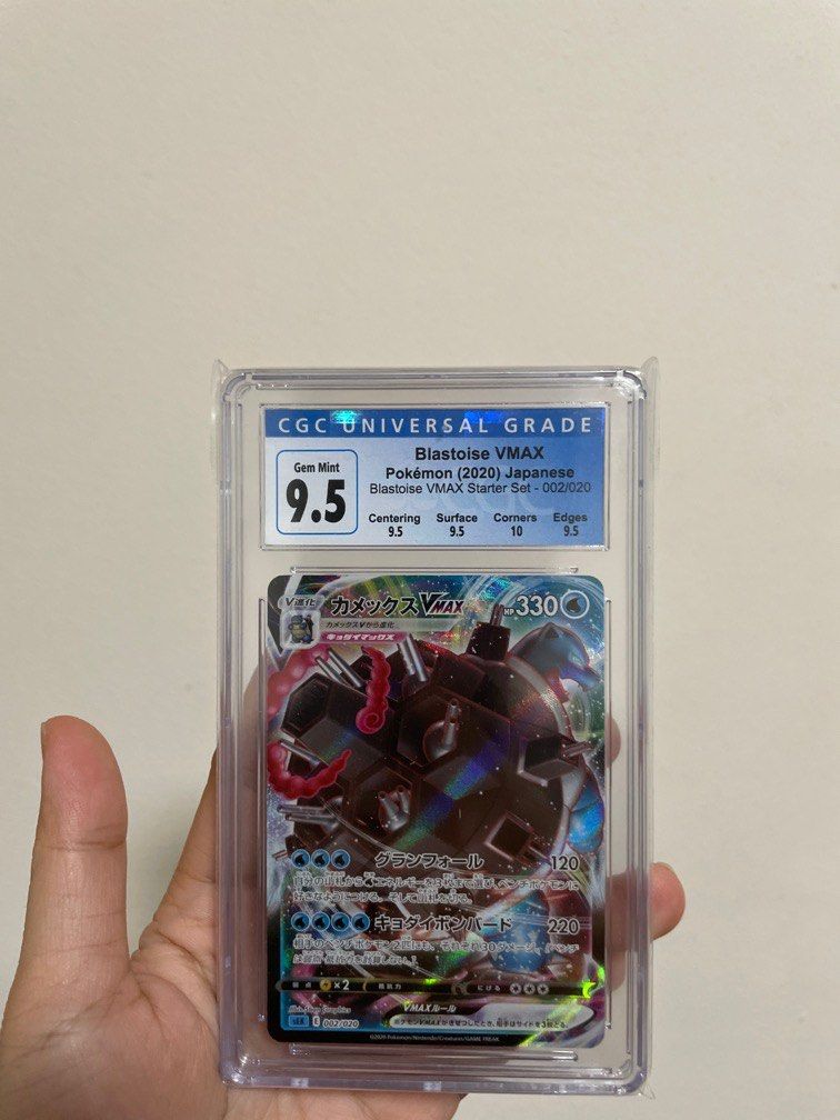 Japanese Blastoise Vmax graded slab cgc Psa bgs 10 9.5 9, Hobbies ...