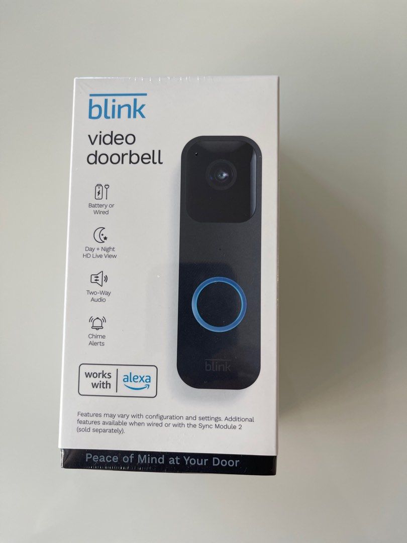 [LUNAR NEW YEAR SALES] Blink Video Doorbell, Furniture & Home Living ...