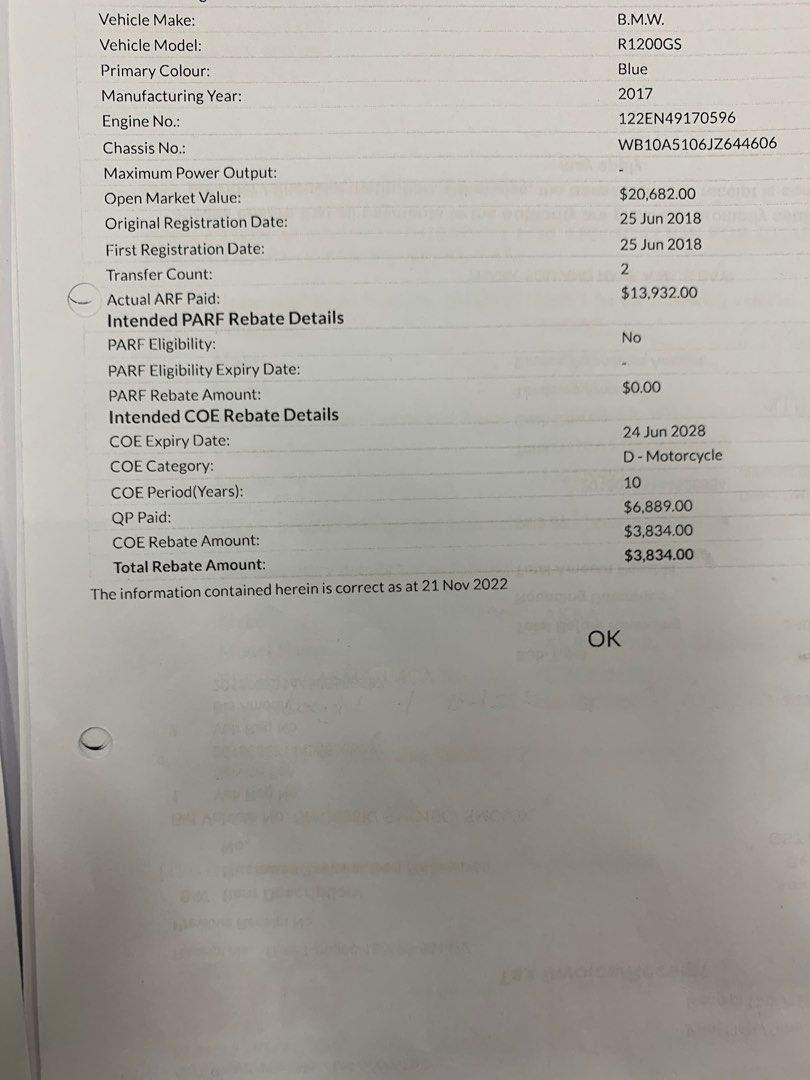 BMW R1200GS Rallye Edition Full Servicing Record By PML With Receipts ...