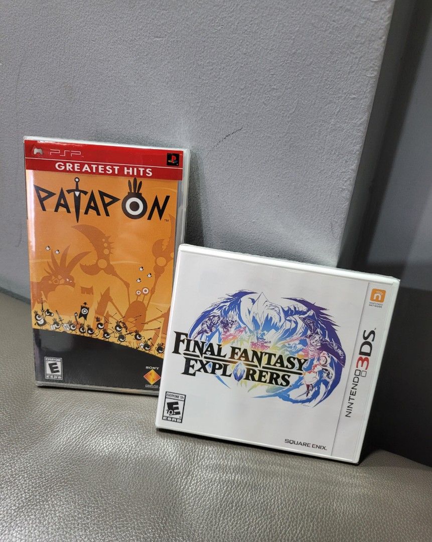 BNIB Sealed PSP Patapon and 3DS Final Fantasy Explorers, Video Gaming ...