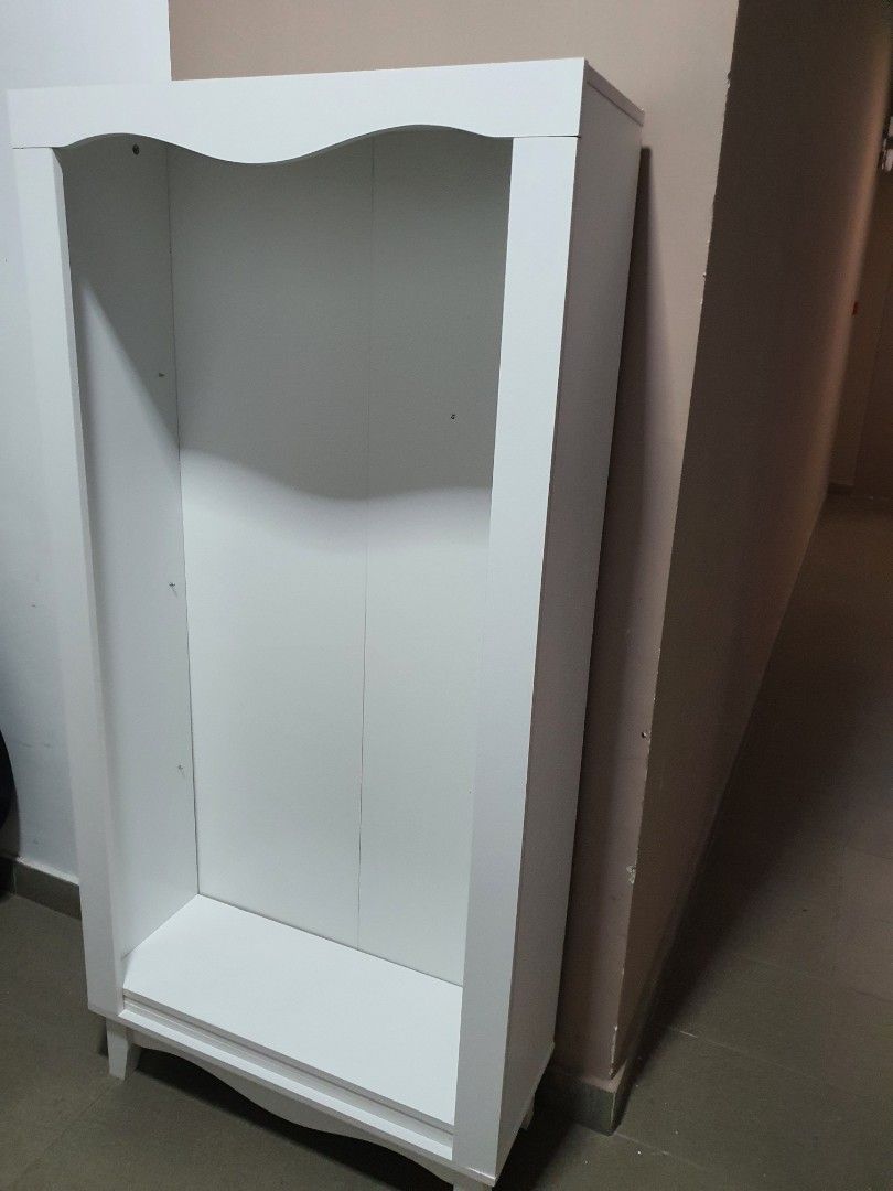 Bookshelf white defect unit, Furniture & Home Living, Furniture ...