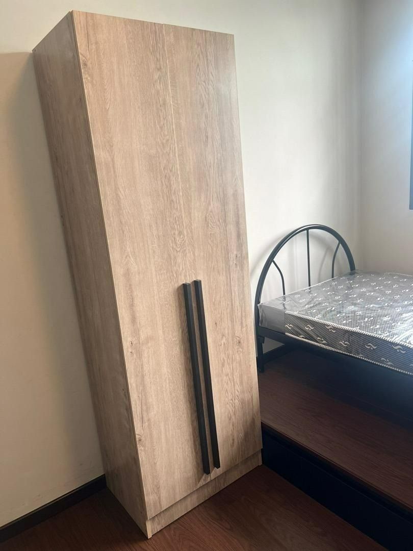 Brand New 2 Door Modern Design Full Length Wardrobe Cupboard Cabinet ...