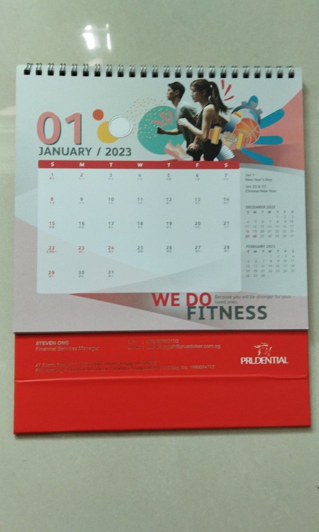 Brand new prudential table stand flip calendar scheduler, Hobbies ...
