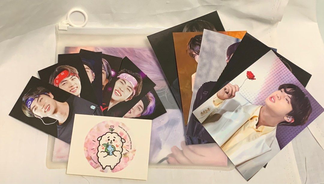 BTS JIN cheering kit by jinkissletsgo, Hobbies & Toys, Memorabilia ...