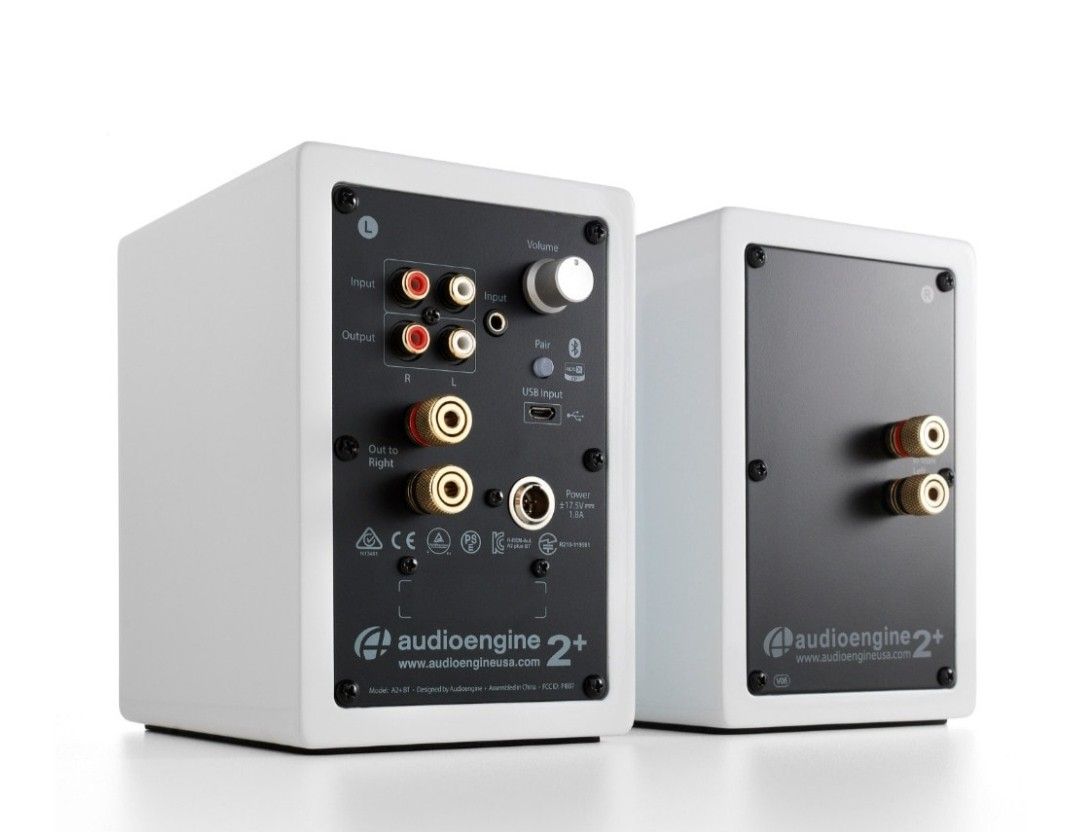(Bundle) Audioengine A2+ Speakers with Bluetooth Aptx + Audioengine DS1 desktop stands, Audio ...