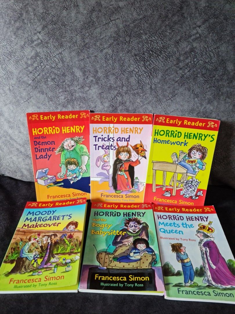 Bundle of Horrid Henry children's early readers, story books, Hobbies ...