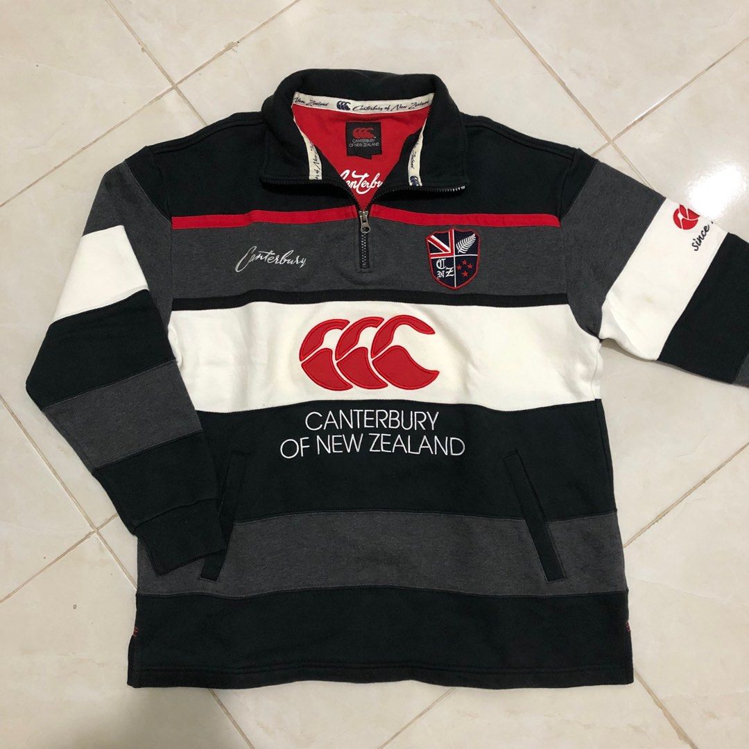 Canterbury Halfzip Rugby Jacket, Fesyen Pria, Pakaian , Baju Luaran di ...