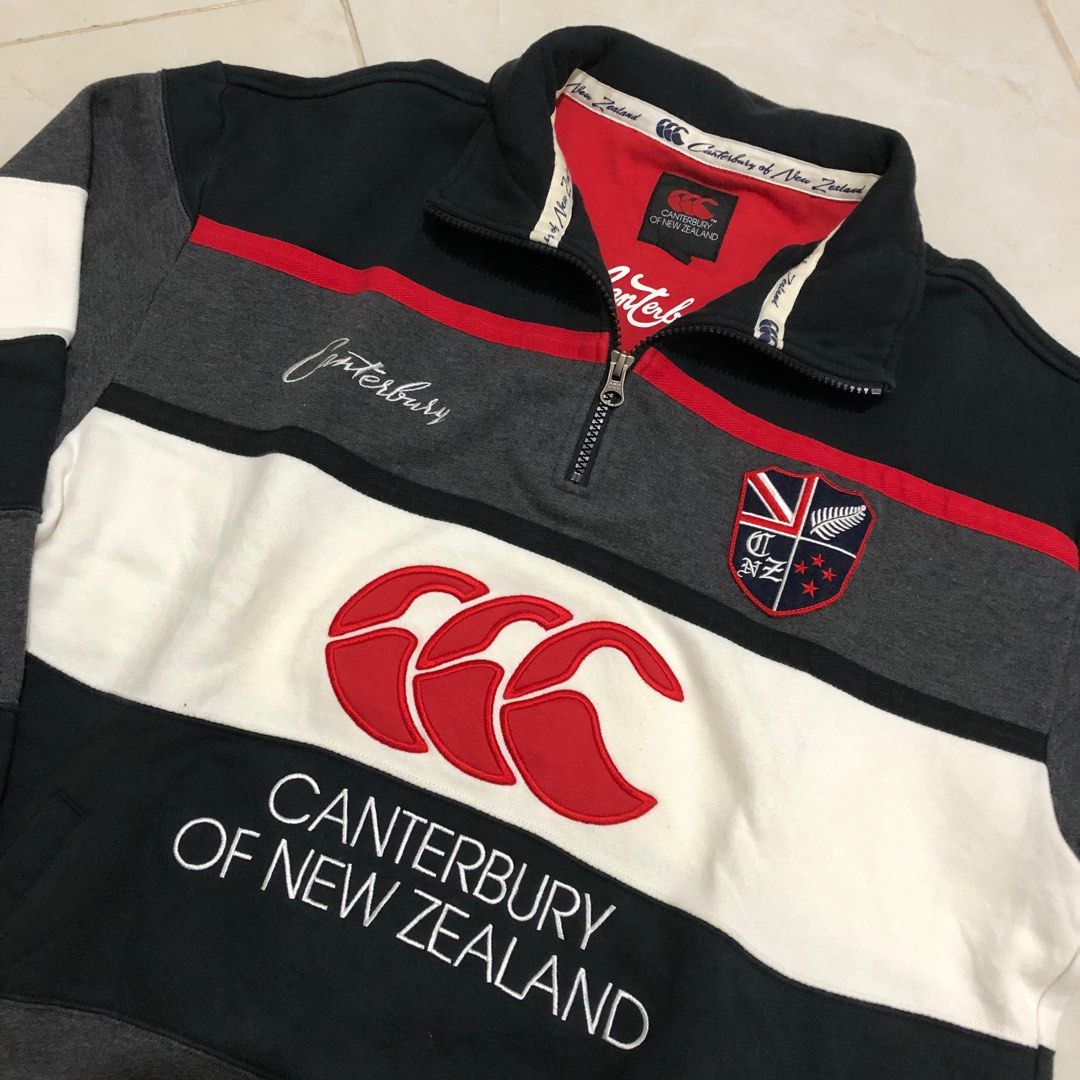 Canterbury Halfzip Rugby Jacket, Fesyen Pria, Pakaian , Baju Luaran di ...