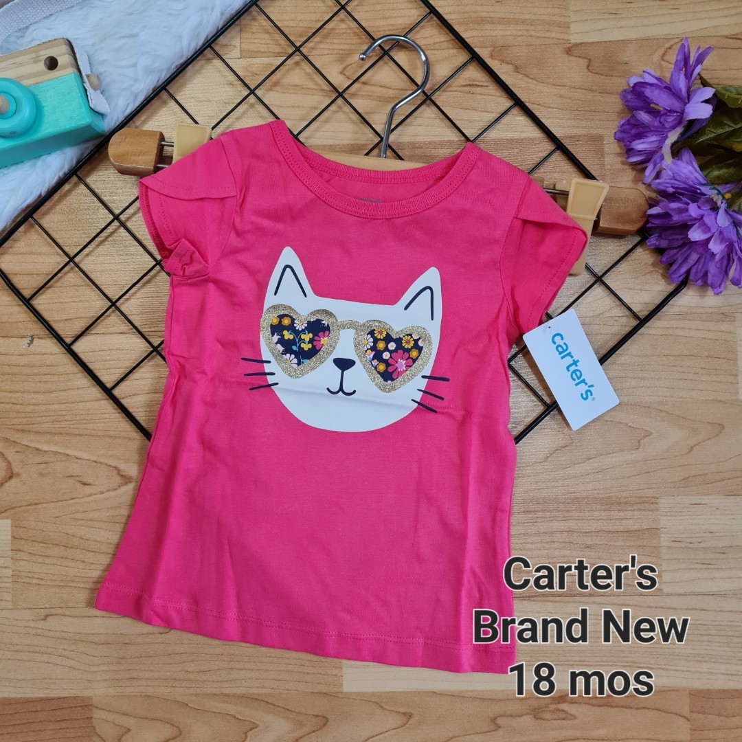 Carter's Cat Top, Babies & Kids, Babies & Kids Fashion on Carousell