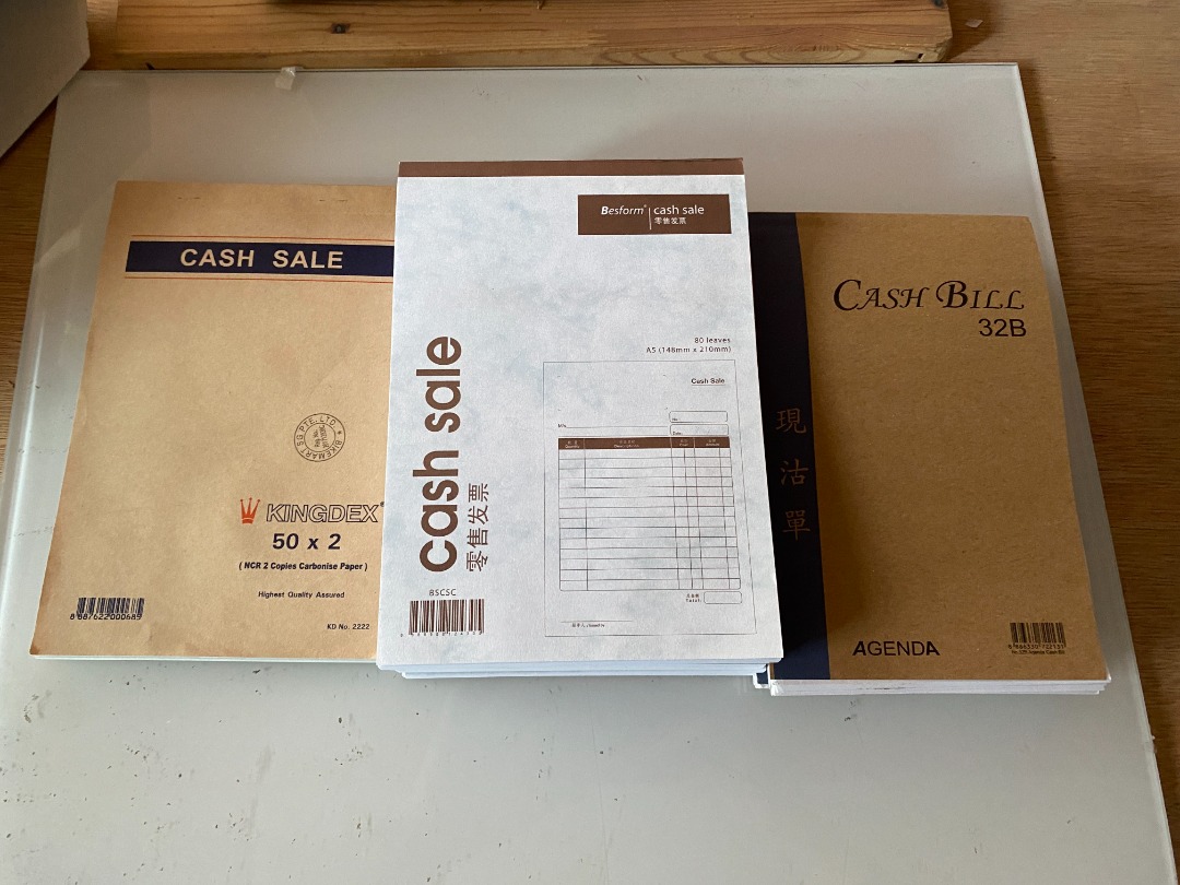 Cash Receipt book 80 leaves, Hobbies & Toys, Stationery & Craft ...