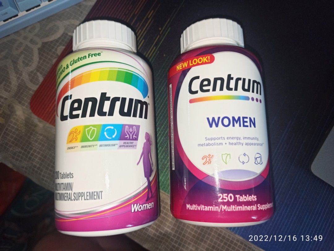 Centrum Women: Multivitamin/ Multimineral Supplements, Health ...