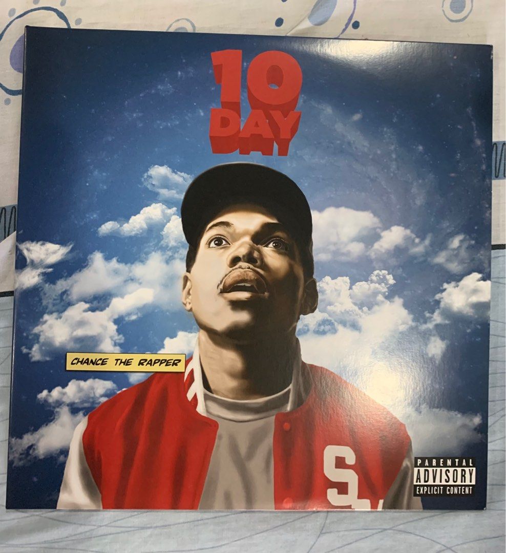 [RARE] Chance The Rapper - 10 Day Vinyl Record (Blue White Swirl ...