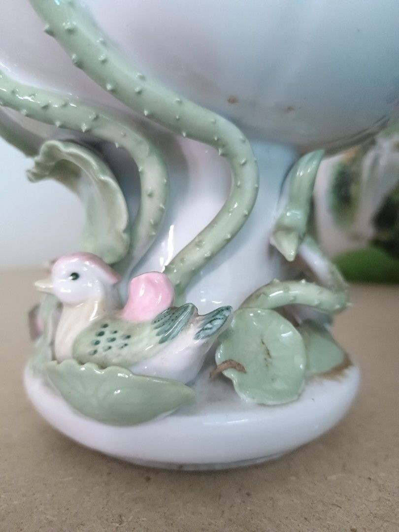 Chinese lotus ducks porcelain bowl, Furniture & Home Living, Home Decor ...