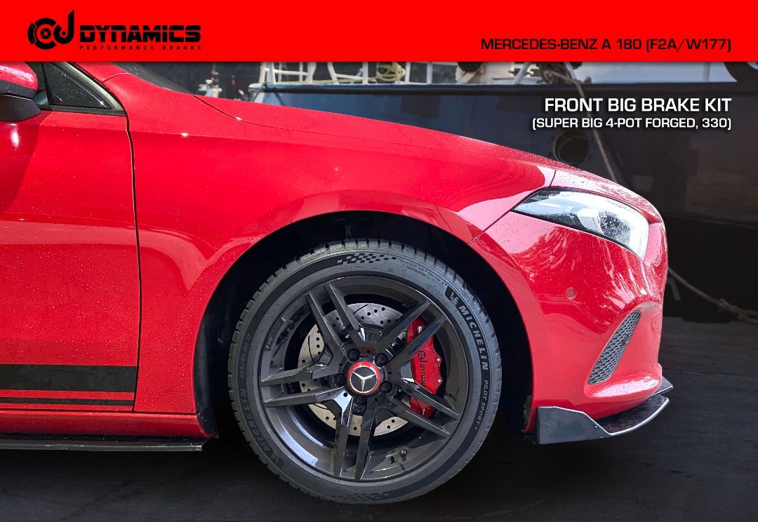 CJ DYNAMICS FRONT BIG BRAKE KIT (SUPER BIG 4-POT FORGED, 330) ON ...