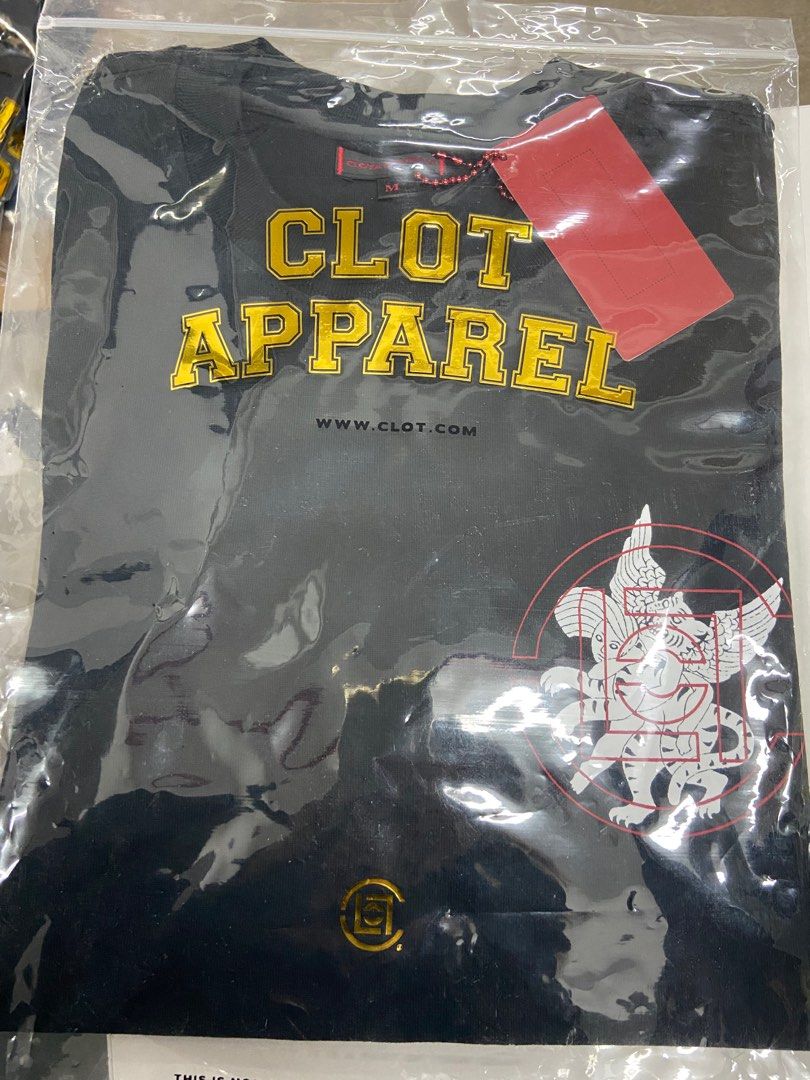 CLOT MONSTER T-SHIRT (BLACK), 男裝, 上身及套裝, T-shirt、恤衫、有領衫 - Carousell