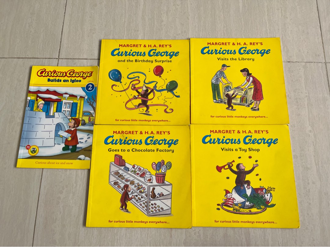 Curious George books, Hobbies & Toys, Books & Magazines, Children's ...