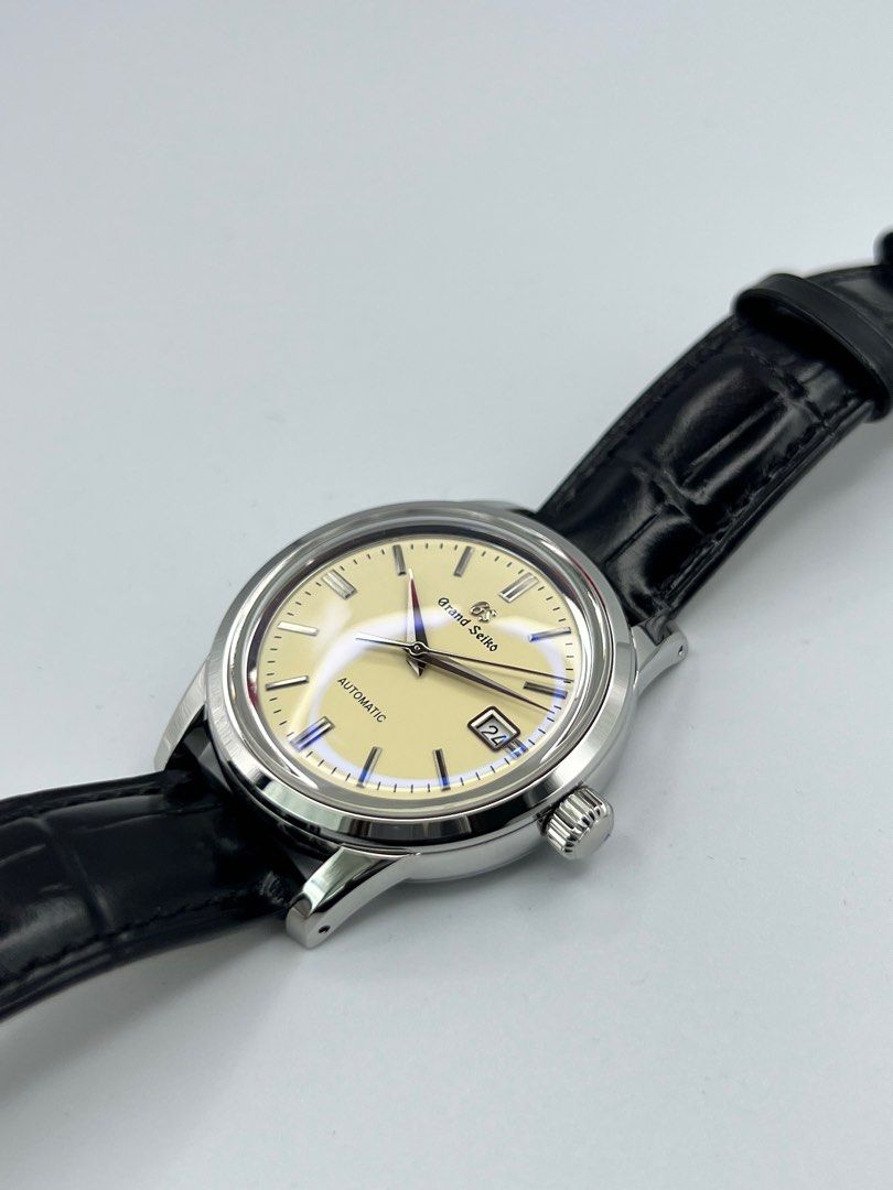 Custom Grand Seiko Mod SBGR GS Cream Dial in 39mm, Men's Fashion ...